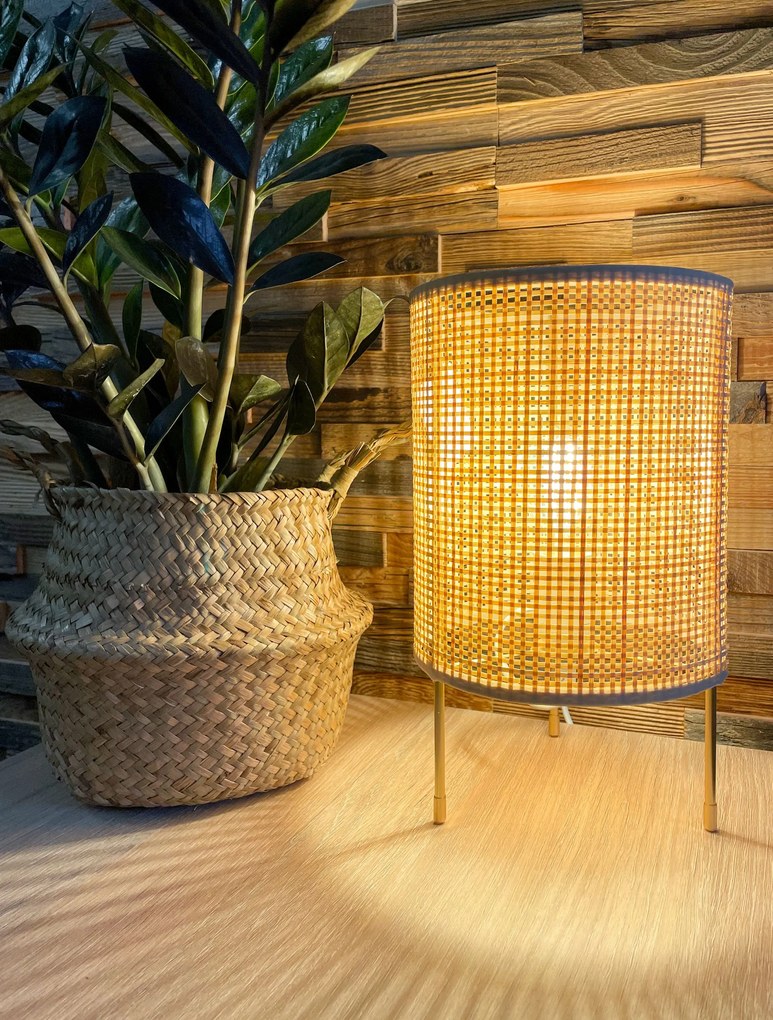 Toolight, noční lampa ve štýlu BOHO 19x31 cm GB2N21, hnědá, OSW-02800