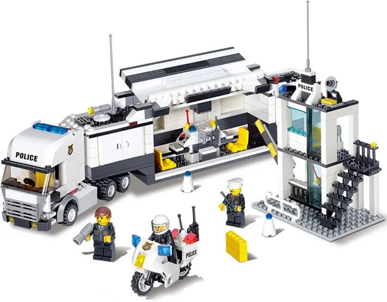 Blocki stavebnice Policejní mobilní kontrola typ LEGO 511 dílů
