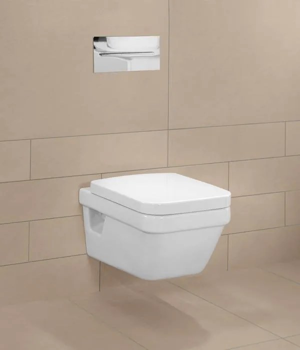 VILLEROY & BOCH Villeroy &amp; Boch ARCHITECTURA - Záchodové sedátko s poklopem, bílá alpin 9M606101