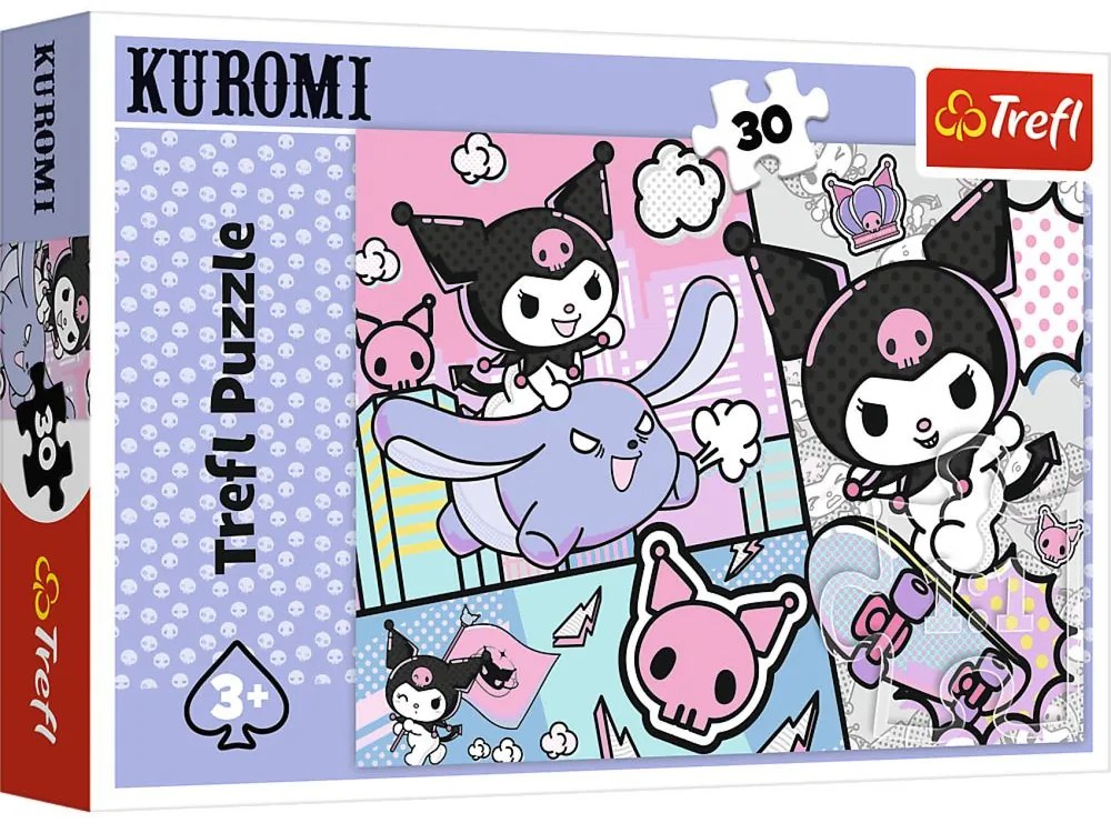 Trefl Puzzle Zábava s Kuromi 27x20cm 30 dílků