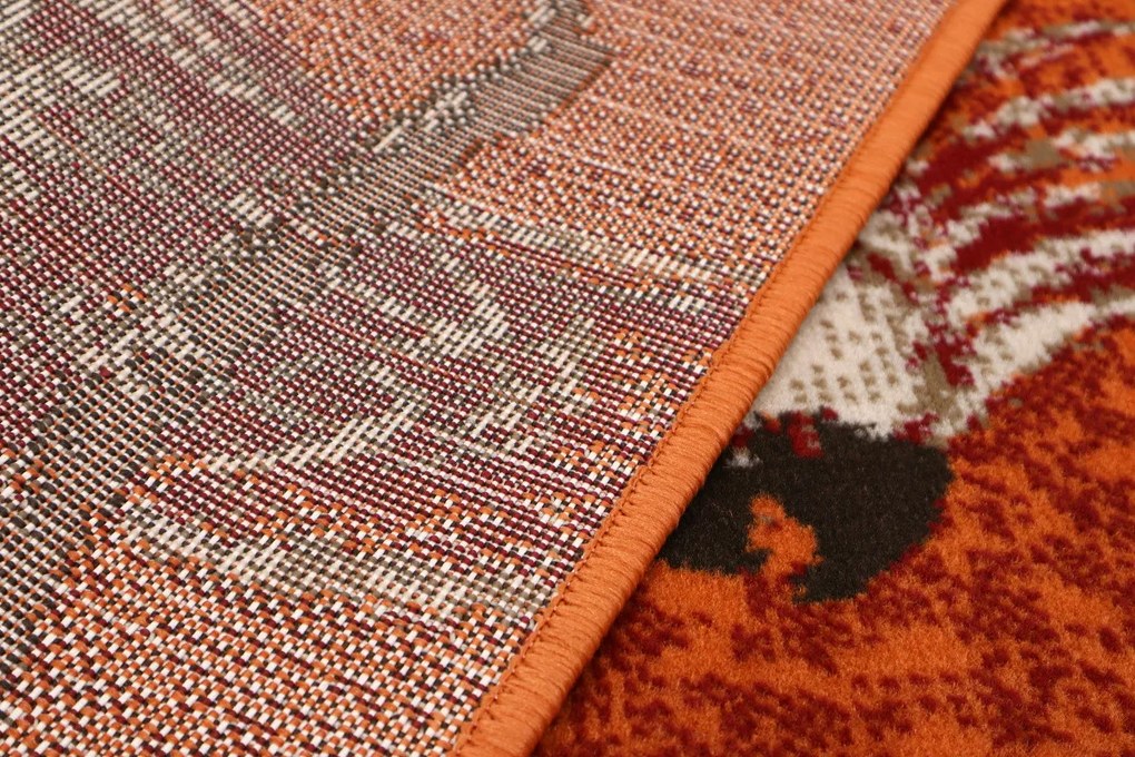 Alfa Carpets, TRHÁK: Kusový koberec Kakadu orange, 80x120, oranžová, dětský pokoj