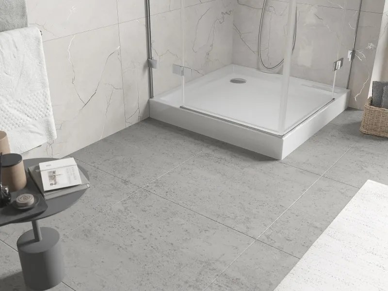 Mexen Flow+, čtvercová sprchová vanička 90 x 90 cm, bílá lesklá, 46S109090H