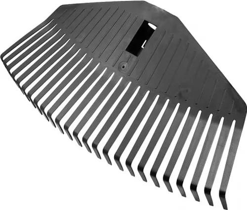 Černé švédské hrábě Fiskars Solid, šířka 41,5 cm