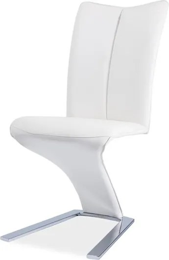 Casarredo Jídelní čalouněná židle H-040 bílá