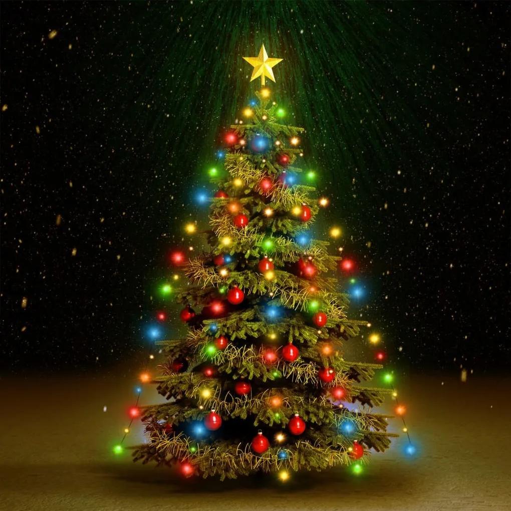 vidaXL Světelná síť na vánoční stromek 180 ch LED diod 180 cm [328872] Barva: Teplá bílá