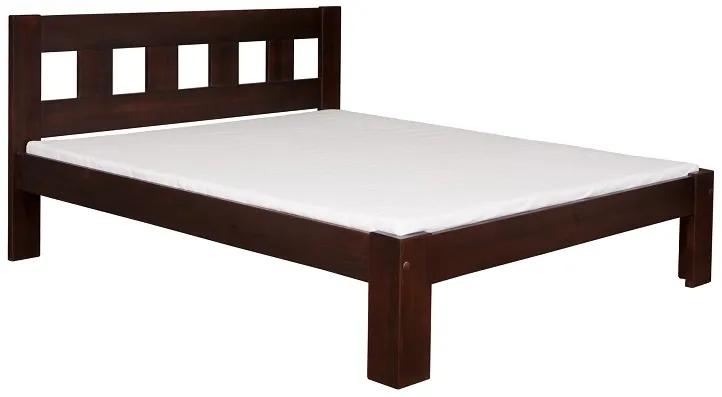 Postel Gordon Zvolte rozměr postele: 140x200 cm, Vyberte odstín dřeva: Kaštan 19