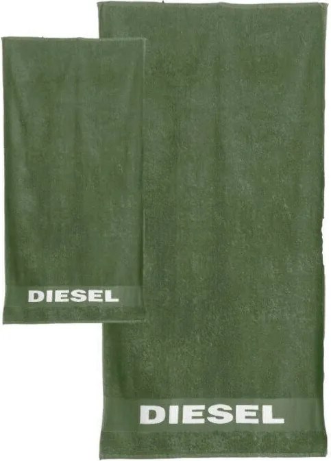 XXXLutz SADA RUČNÍKŮ A OSUŠEK, zelená Diesel - Sady ručníků - 004113001602