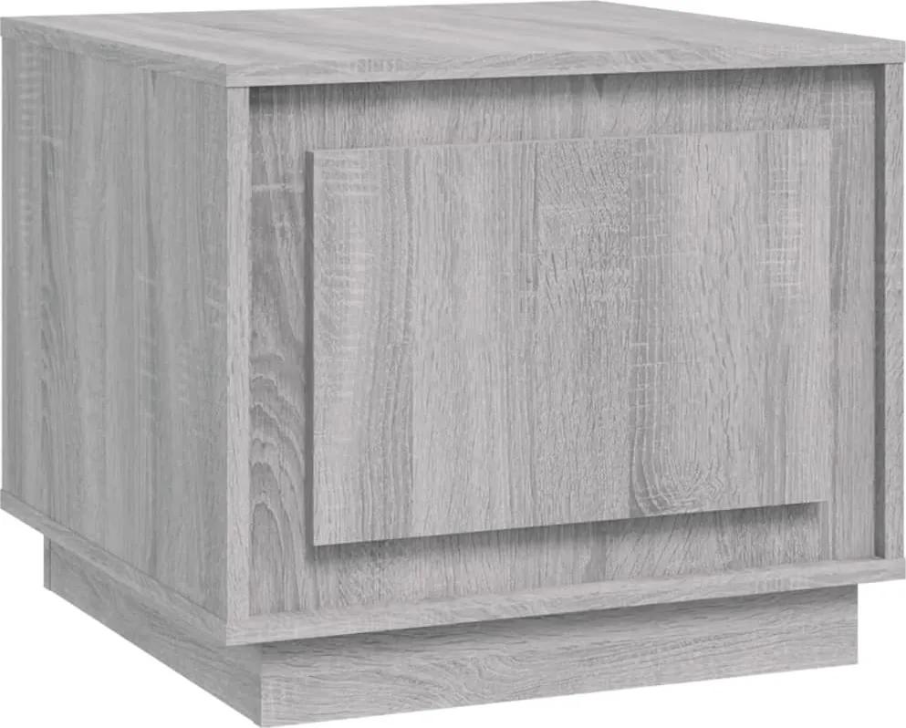 vidaXL Konferenční stolek 51 x 50 x 44 cm kompozitní dřevo [819874] Barva: Černá