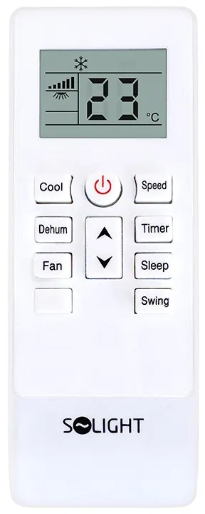 Solight mobilní klimatizace 12000 BTU, smart WiFi, chlazení, odvlhčování, ventilátor
