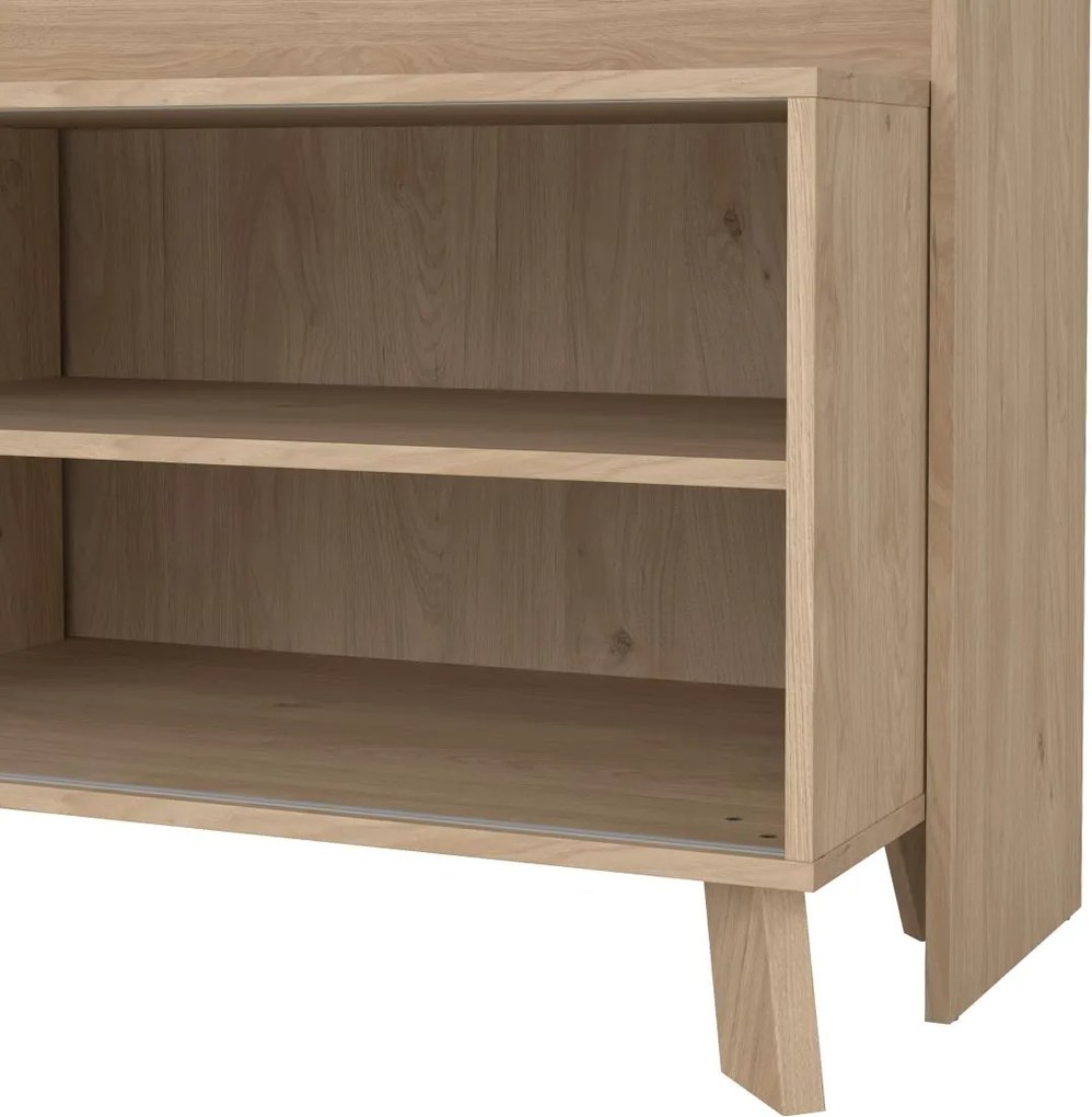 FALCO TV stěna Iker 718 jackson hickory/bílá