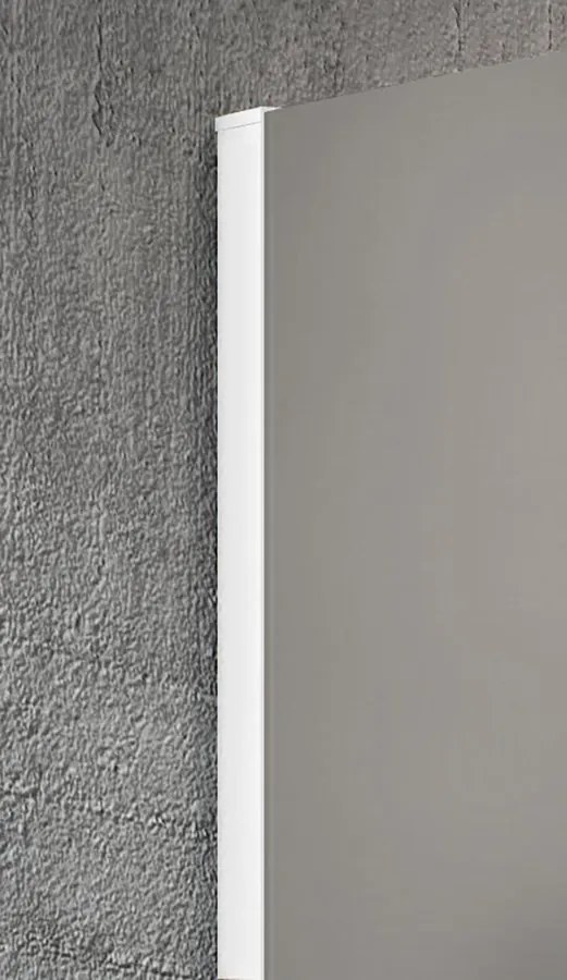 Gelco VARIO WHITE sprchová zástěna 80 x 200 cm jednodílná k instalaci ke stěně bílá sklo matné GX1480GX1015