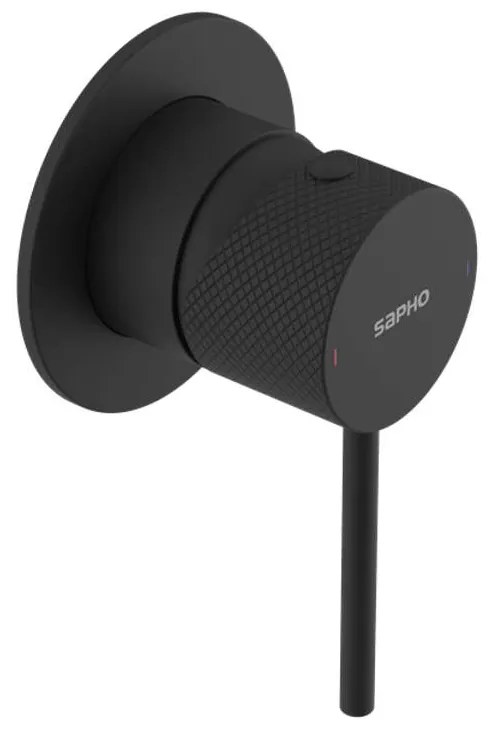 Sapho Ultrasan - Sprchová baterie pod omítku, s tělesem, matná černá UT041VB