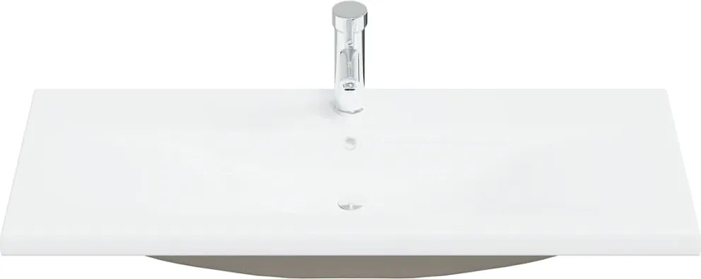 2dílný koupelnový nábytek keramika a kompozitní dřevo 3307665