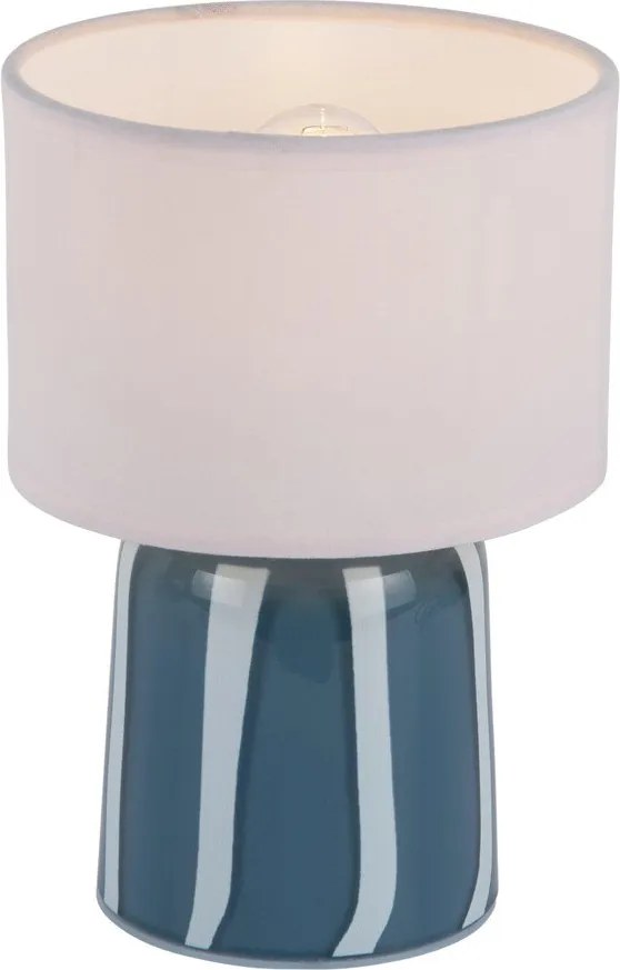 Modrá kovová LED stolní lampa (výška 20 cm) Verano LED – Leitmotiv