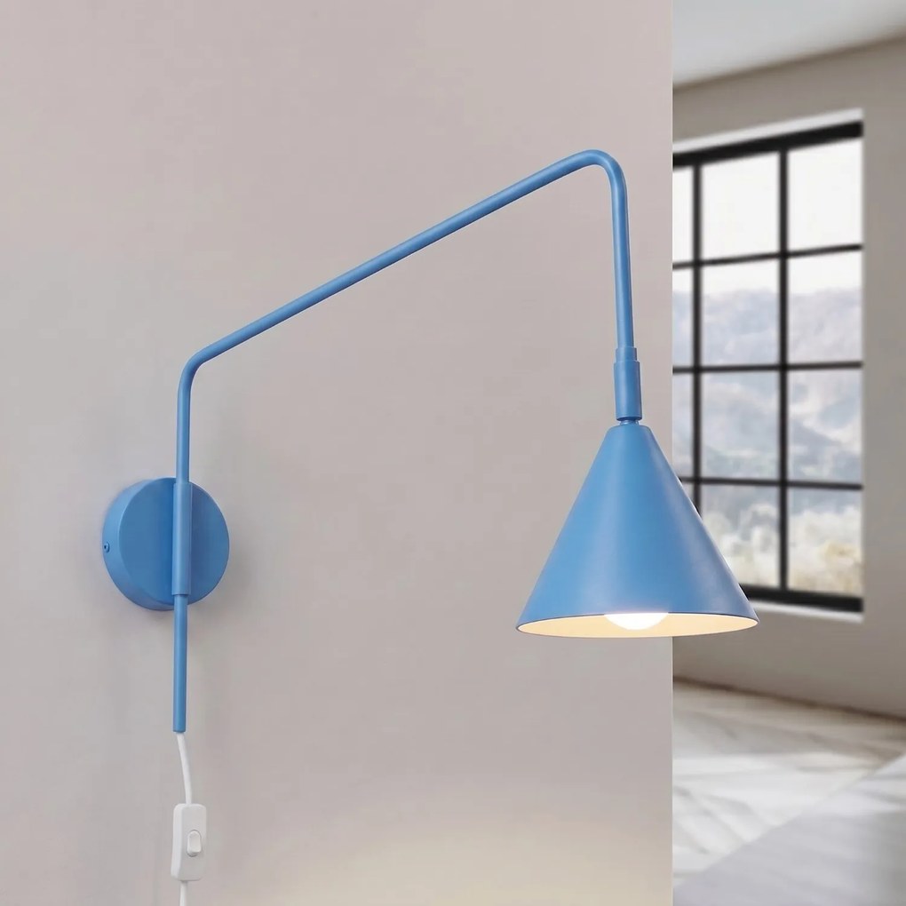 Sollux Lighting Nástěnné svítidlo NOX světle modré