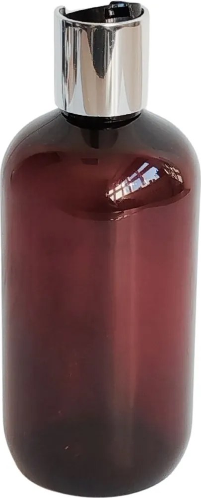 Dávkovač na mýdlo 300 ml hnědý s černo-stříbrným DISC TOP BELA