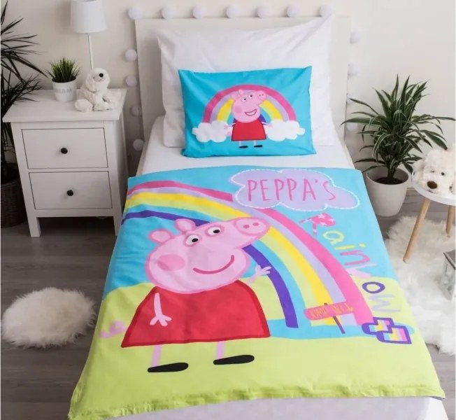 Jerry Fabrics Povlečení do postýlky Peppa Pig 016 baby 100x135, 40x60 cm