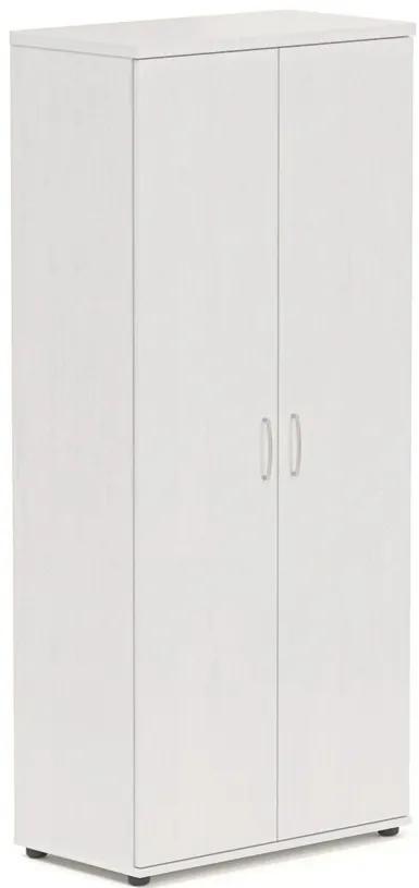 Vysoká šatní skříň Visio 80x38,5x183,5 cm Barva: Bílá