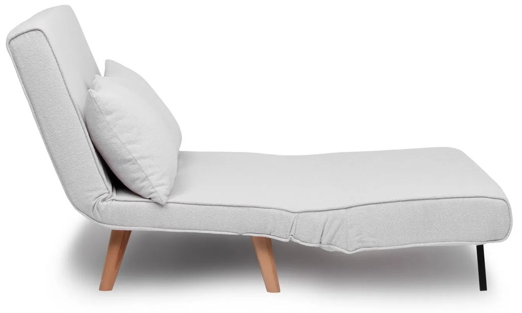 Hanah Home Rozkládací dvoumístná pohovka FOLDE krémová 120 cm