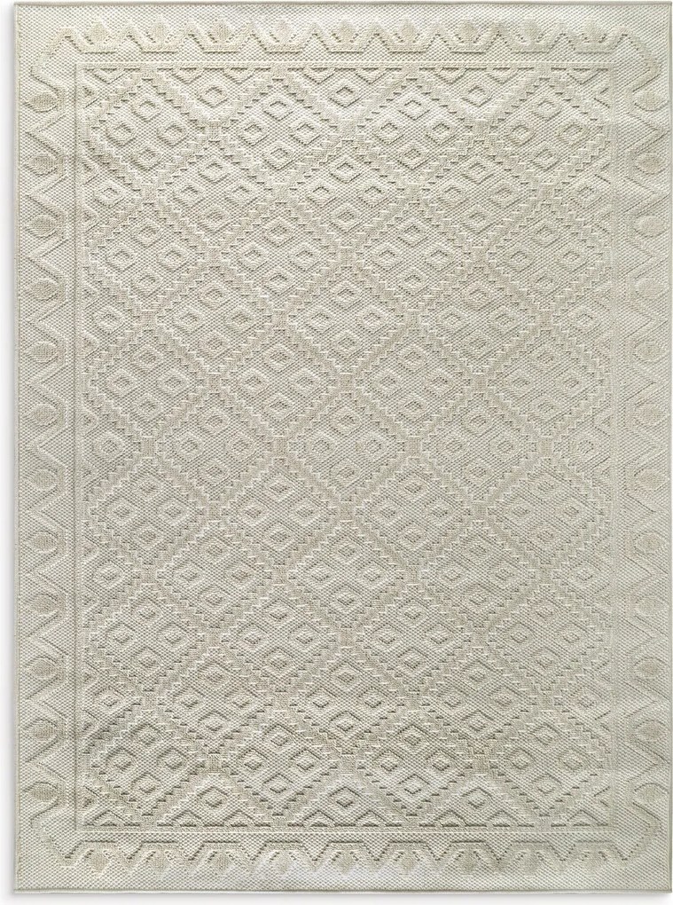 Koberec Lena Boho, 120x170 cm, béžový