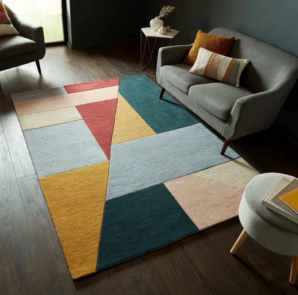 Flair Rugs, Kusový koberec Moderno Alwyn Multi/Pink, 120x170, vícebarevná, ložnice