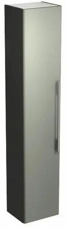 KOLO TRAFFIC skříňka vysoká 36x180x29,5 závěsná (1x polička, 4x polička sklo, zrcadlo) platinovo šedá 88420000