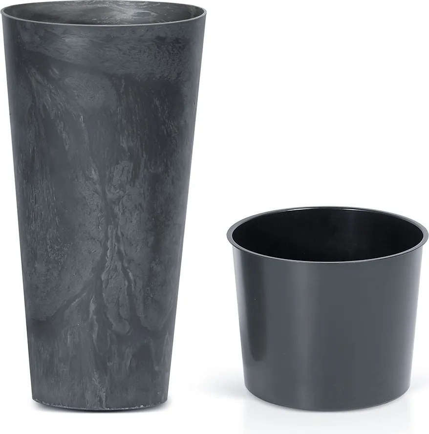 Květináč Tubus Beton šedý