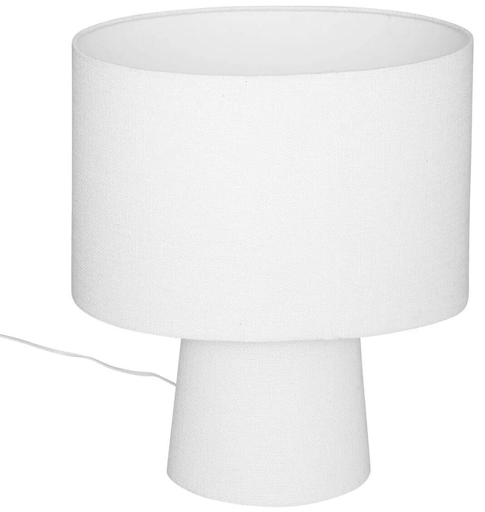 Stolní lampa se stínítkem EIRA, bílá, výš. 45 cm