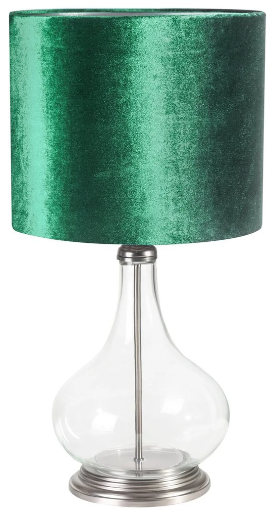 LAMPA KIM 32X32X61 CM TMAVĚZELENÁ