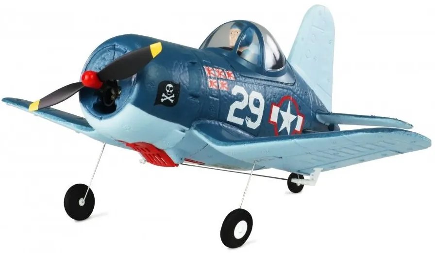 Rc letadlo amewi rc letadlo corsair f4u 3 kanály 6g gyro, rtf sada