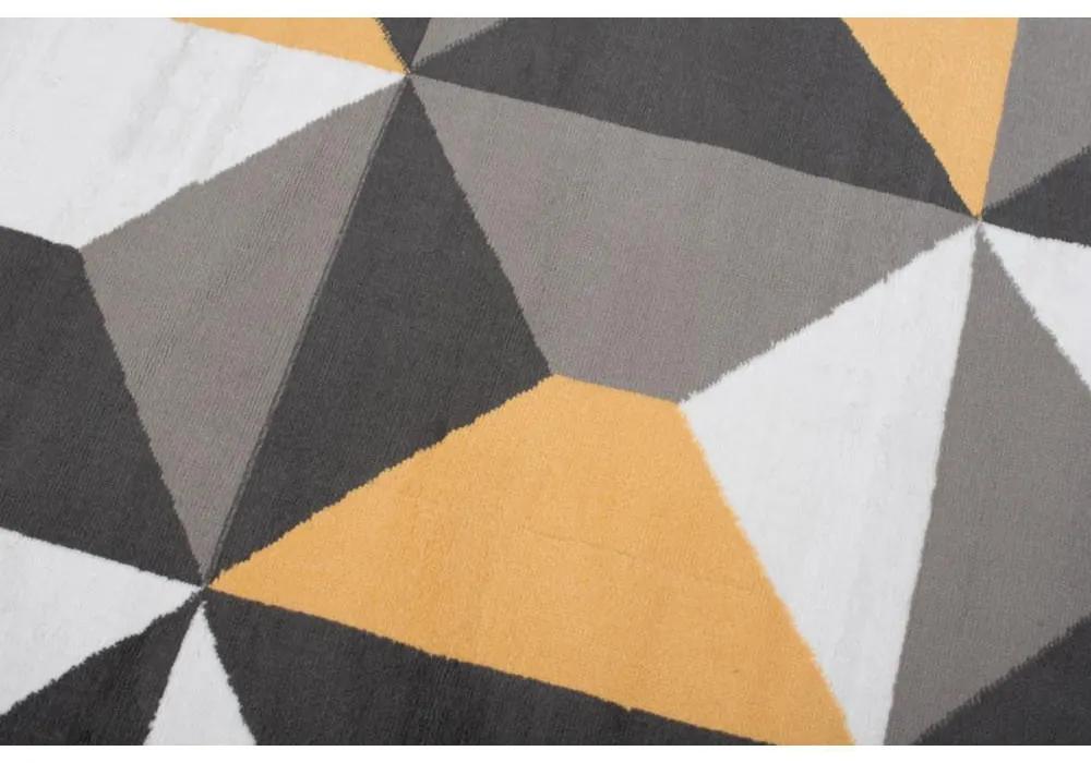 Kusový koberec PP Fino žlutý 80x150cm