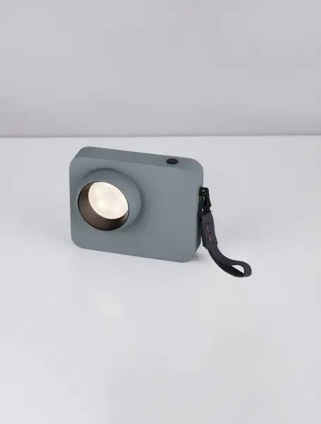 LED stmívatelná černá stolní lampa Kedros