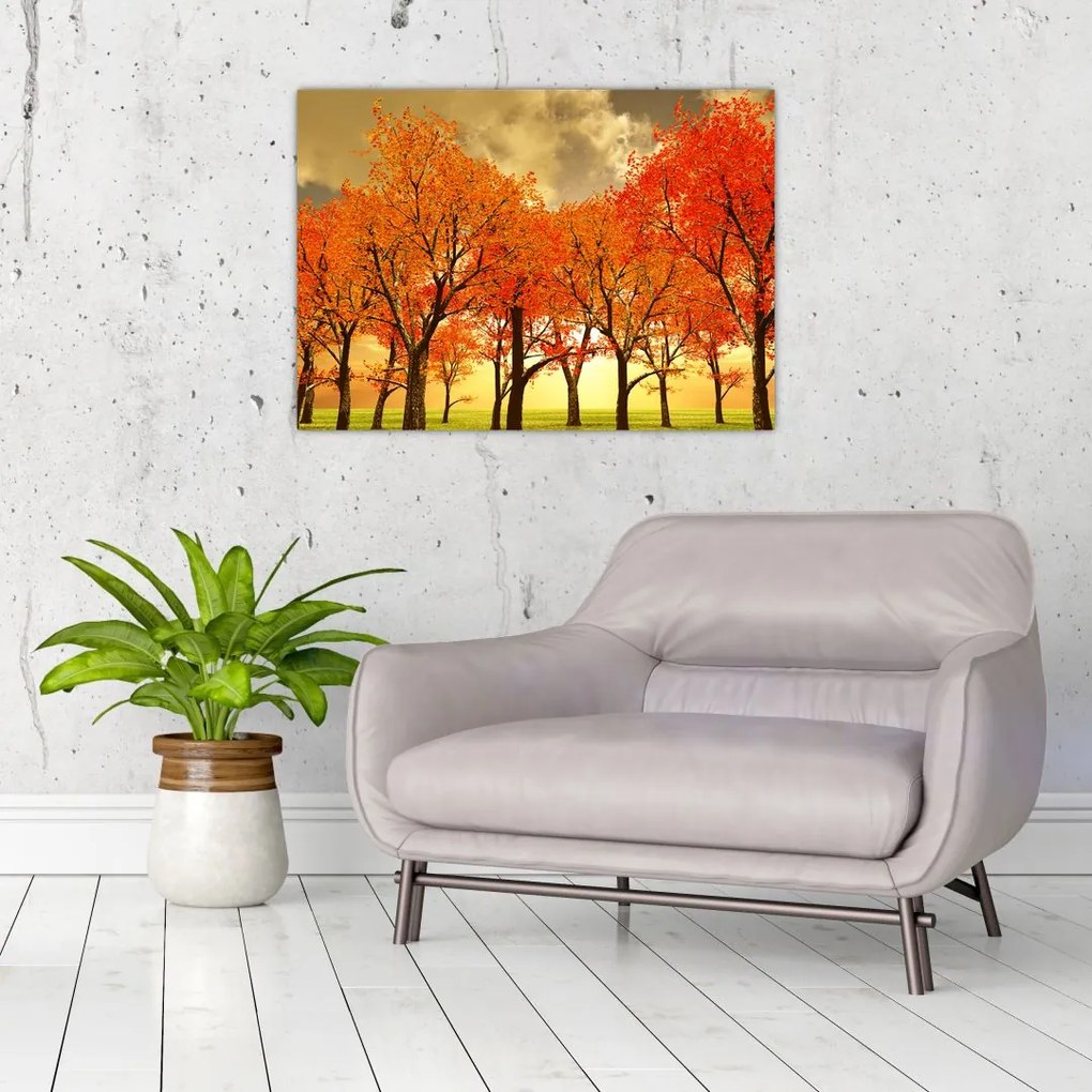 Skleněný obraz - Podzim (70x50 cm)