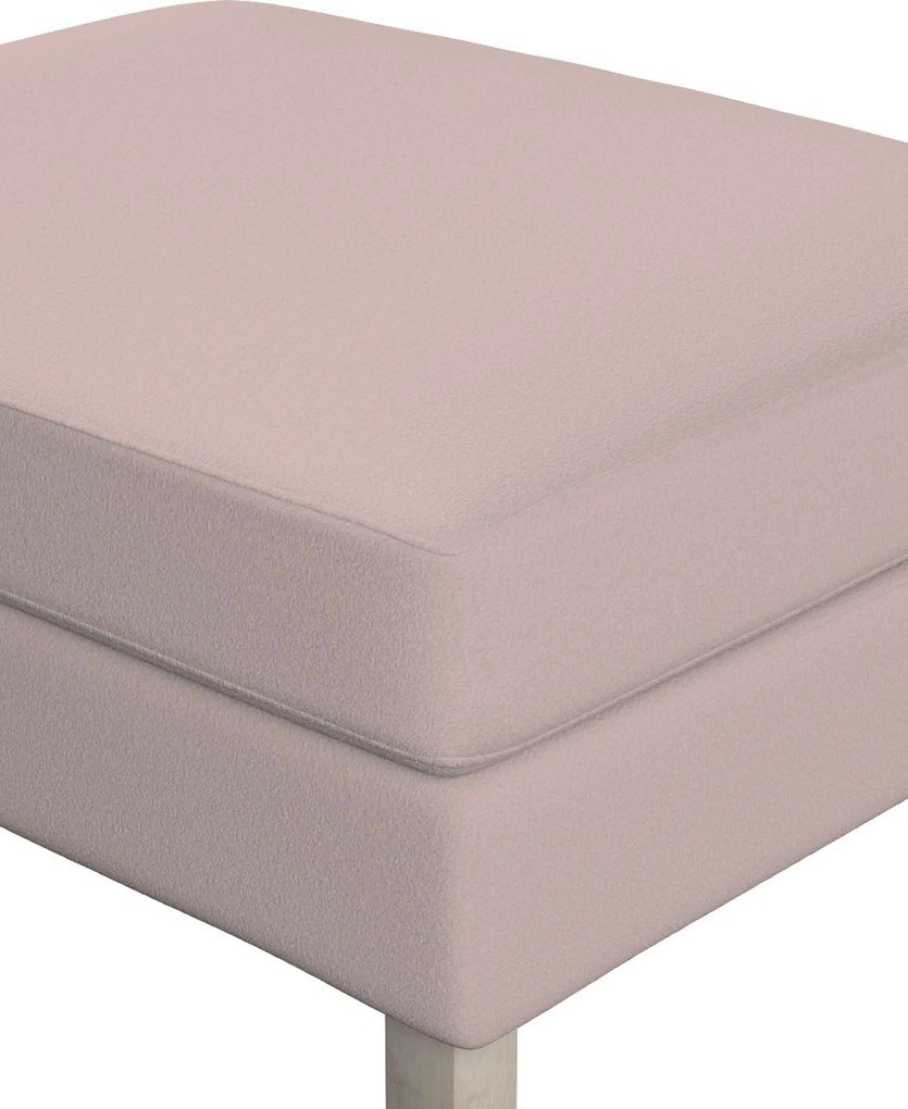 Potah na podnožku IKEA Karlstad barva růžová látka pletený vzor