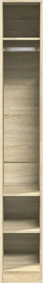 Šatní skříň dub sonoma 30 x 50 x 200 cm kompozitní dřevo 3307686