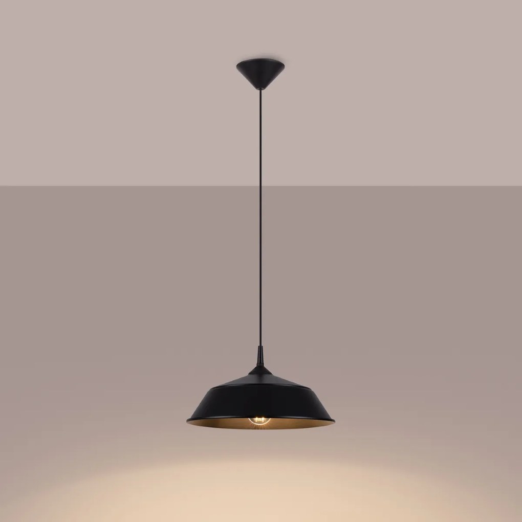 Sollux Lighting Závěsné svítidlo FRIKA Černá