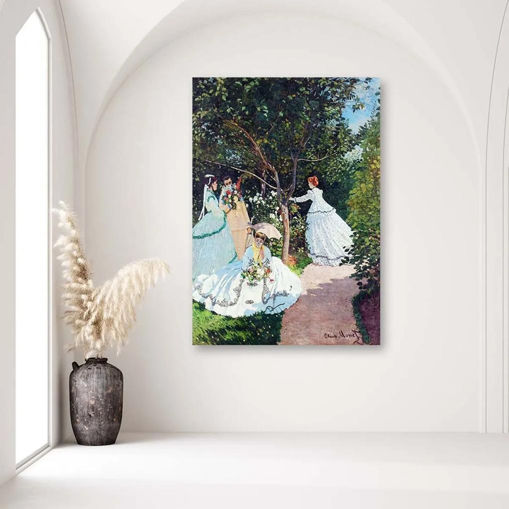 Obraz na plátně REPRODUKCE Ženy v zahradě.Monet - 60x90 cm