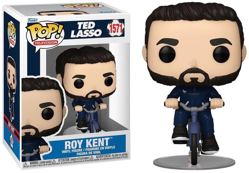 Funko pop! tv ted lasso roy kent on bike