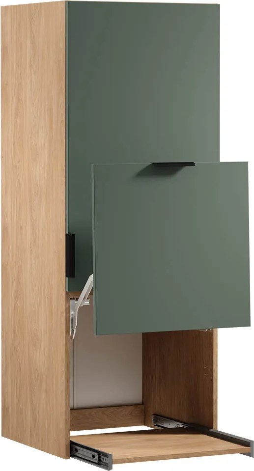 SORENTO pg | horní skříňka N60N multifunkční nástavec | 60 cm | LEVÁ | puccini/zelená