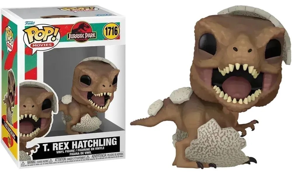 Funko pop! movies: jurassic park - tyrannosaurus rex hatchling