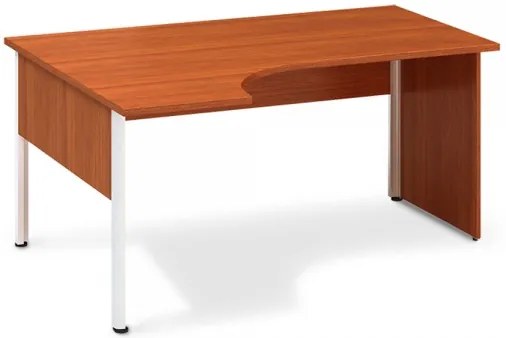 Ergonomický stůl ProOffice A 180 x 120 cm, levý třešeň