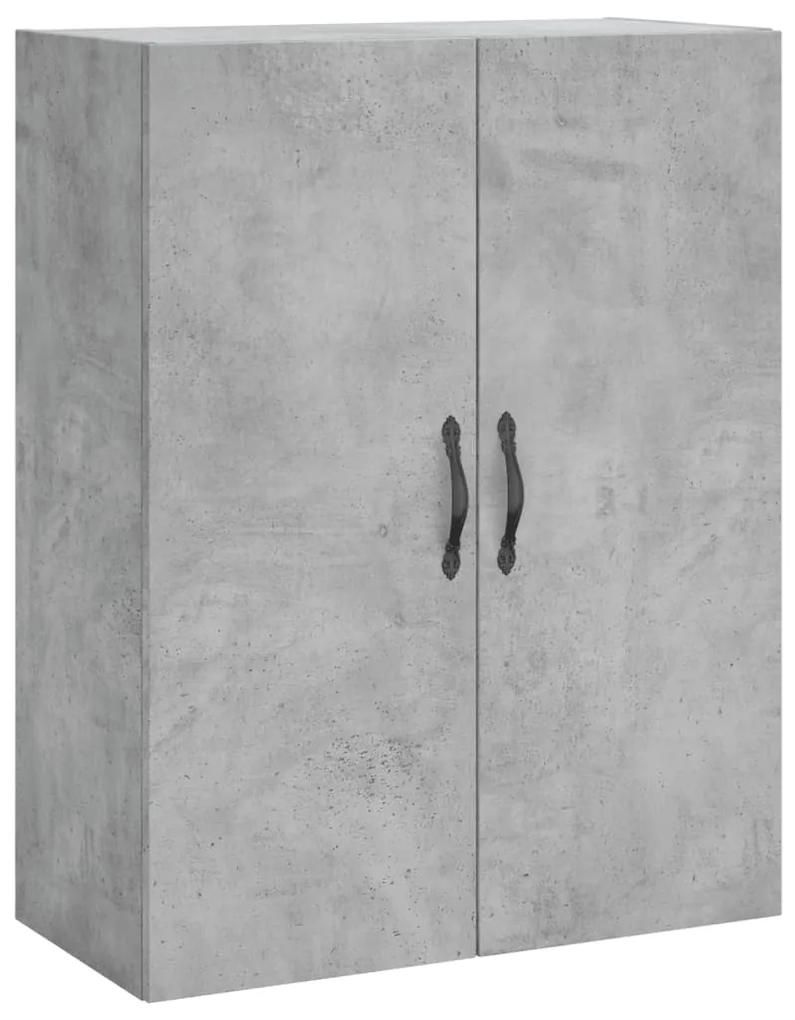 Skříň highboard betonově šedá 69,5x34x180 cm kompozitní dřevo,  3198181