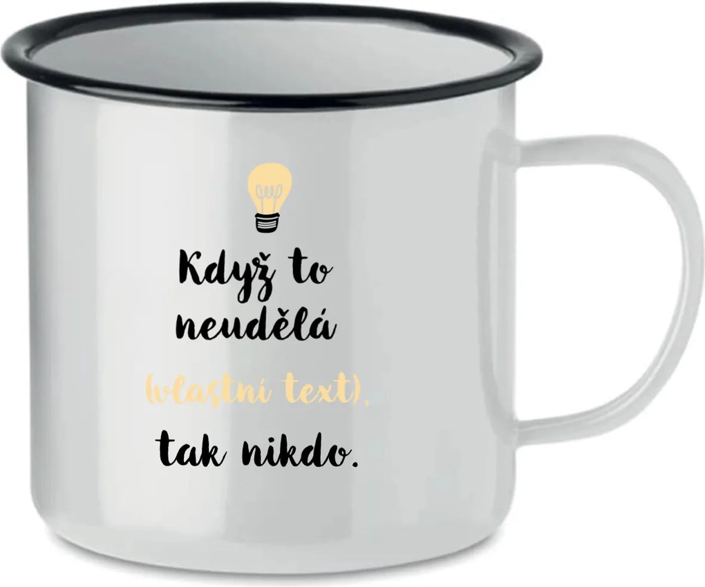 Personalizovaný retro plecháček - když to nezvládne … tak nikdo