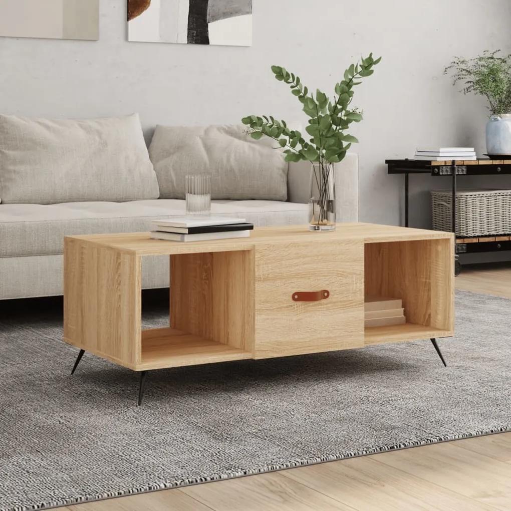 vidaXL Konferenční stolek 102 x 50 x 40 cm kompozitní dřevo [829268] Barva: Černá
