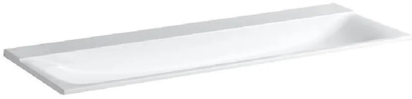 Geberit Xeno 2 - Dvojumyvadlo 140x48 cm, bez otvoru pro baterii, bez přepadu, alpská bílá 500.276.00.1