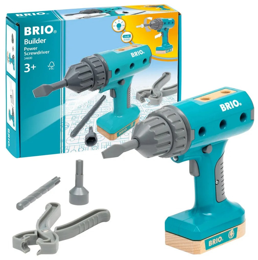 Brio Builder - vrtačka na baterie