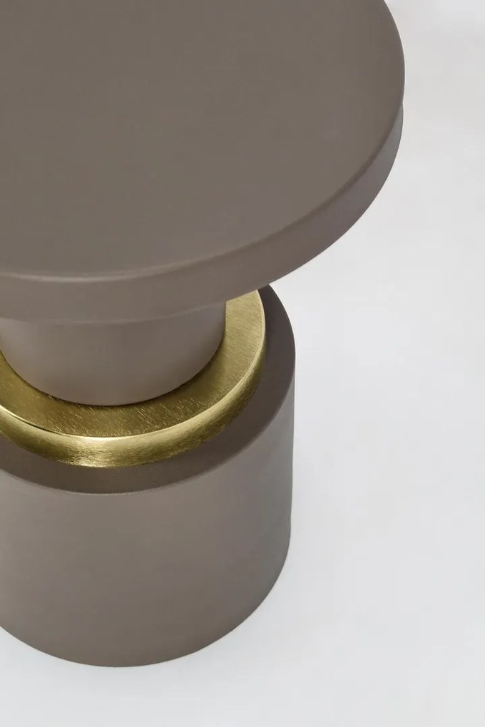 BIZZOTTO Designový odkládací stolek MUDIT hnědý 0747264