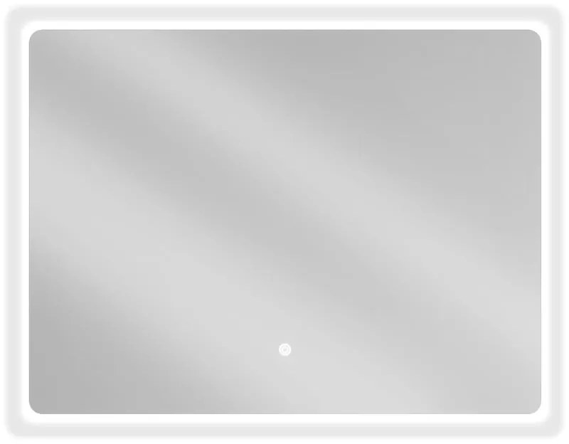 Mexen Sun koupelnové zrcadlo podsvícené 80 x 60 cm, LED 6000K, proti mlze - 9807-080-060-611-00