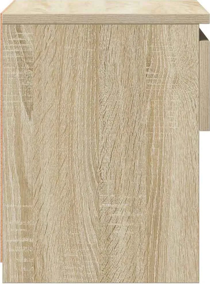 vidaXL Noční stolky 2 ks 40 x 30 x 39 cm kompozitní dřevo [803460] Barva: dub sonoma