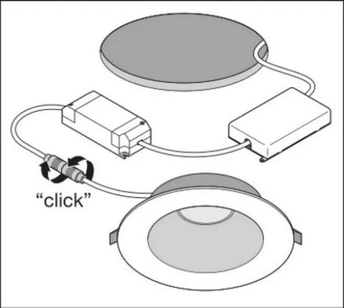 LED podhledové svítidlo LEDVANCE Downlight UGR<19 195mm 21W 4000K neutrální bílá IP54